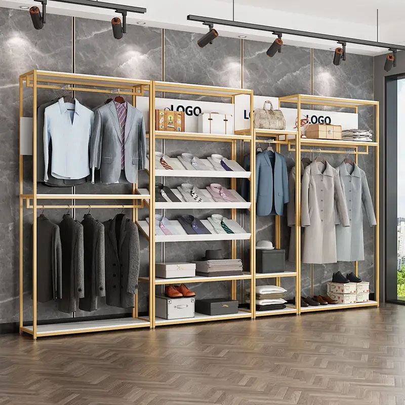 Modern Multifunctional Stainless Steel Boutique Supplies Clothes ...