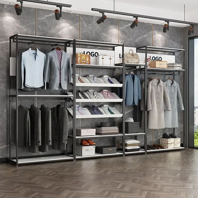 Modern Multifunctional Stainless Steel Boutique Supplies Clothes ...