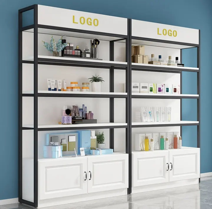 perfume Interior design display rack cabinet bracket skin care cosmetic ...