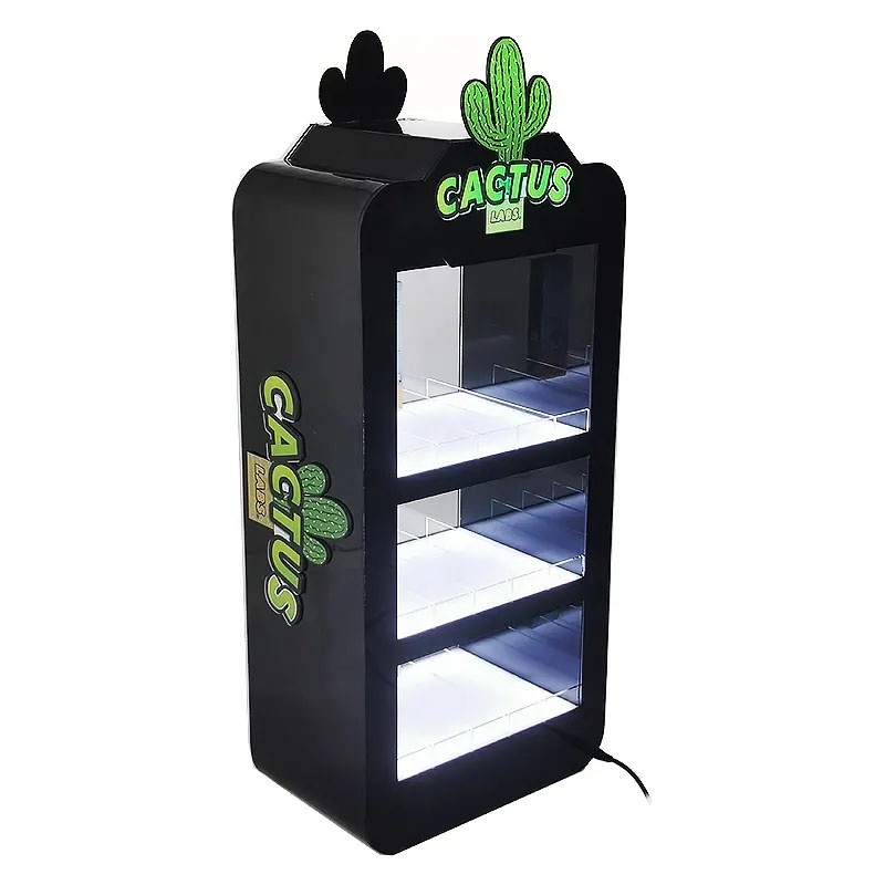 Cigarette pen display cabinet led cigarette display case Tobacco shop ...