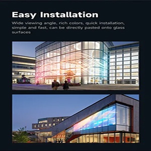 Transparent LED Screens for Window Display Remote Control See Through ...
