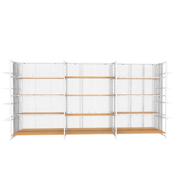 Miniso Style Store Makeup Cosmetic Skin Care Products Iron Wood Display ...